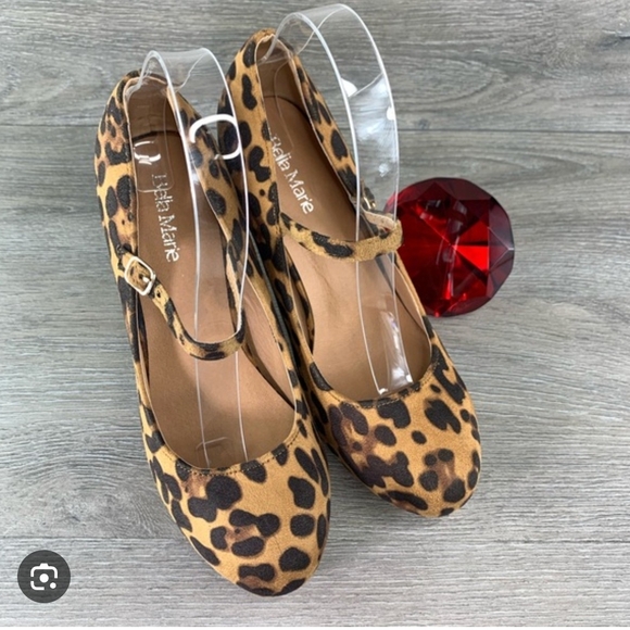 Bella Marie | Shoes | Bella Marie Leopard Print Heels | Poshmark